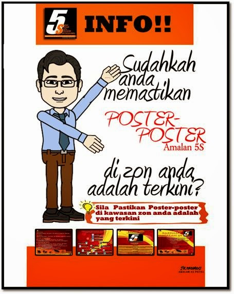 5S PEJABAT DAERAH/TANAH KUALA LANGAT: PERINGATAN MESRA -POSTER TERKINI