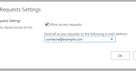 SharePoint tricks: Find email listed for access requests in SharePoint