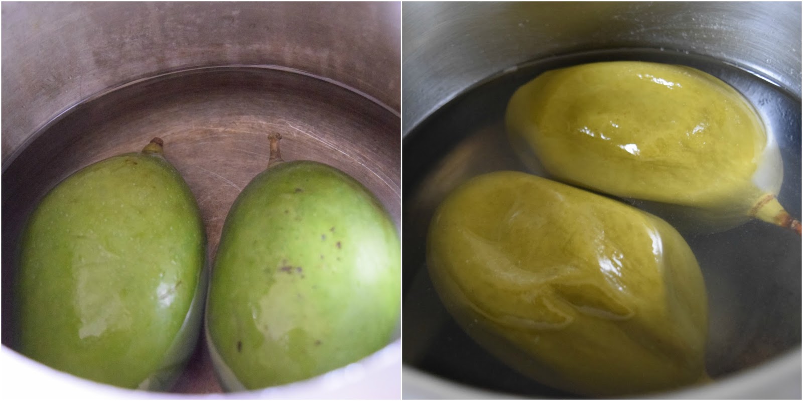 Poorni's Cookbook: Raw mango huligojju/ Green mango chutney ~~Havyaka ...