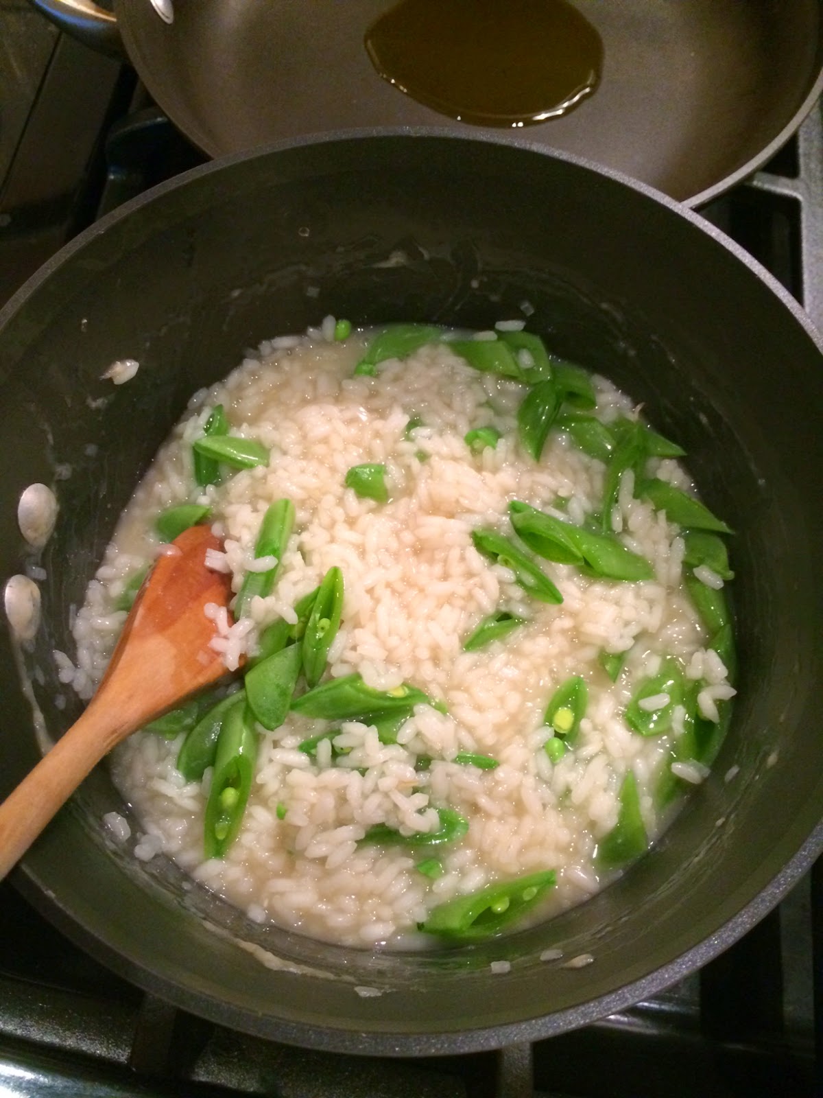 Thyme 2 Taste: Snap Pea Risotto with Parmesan Romano Cheese and ...