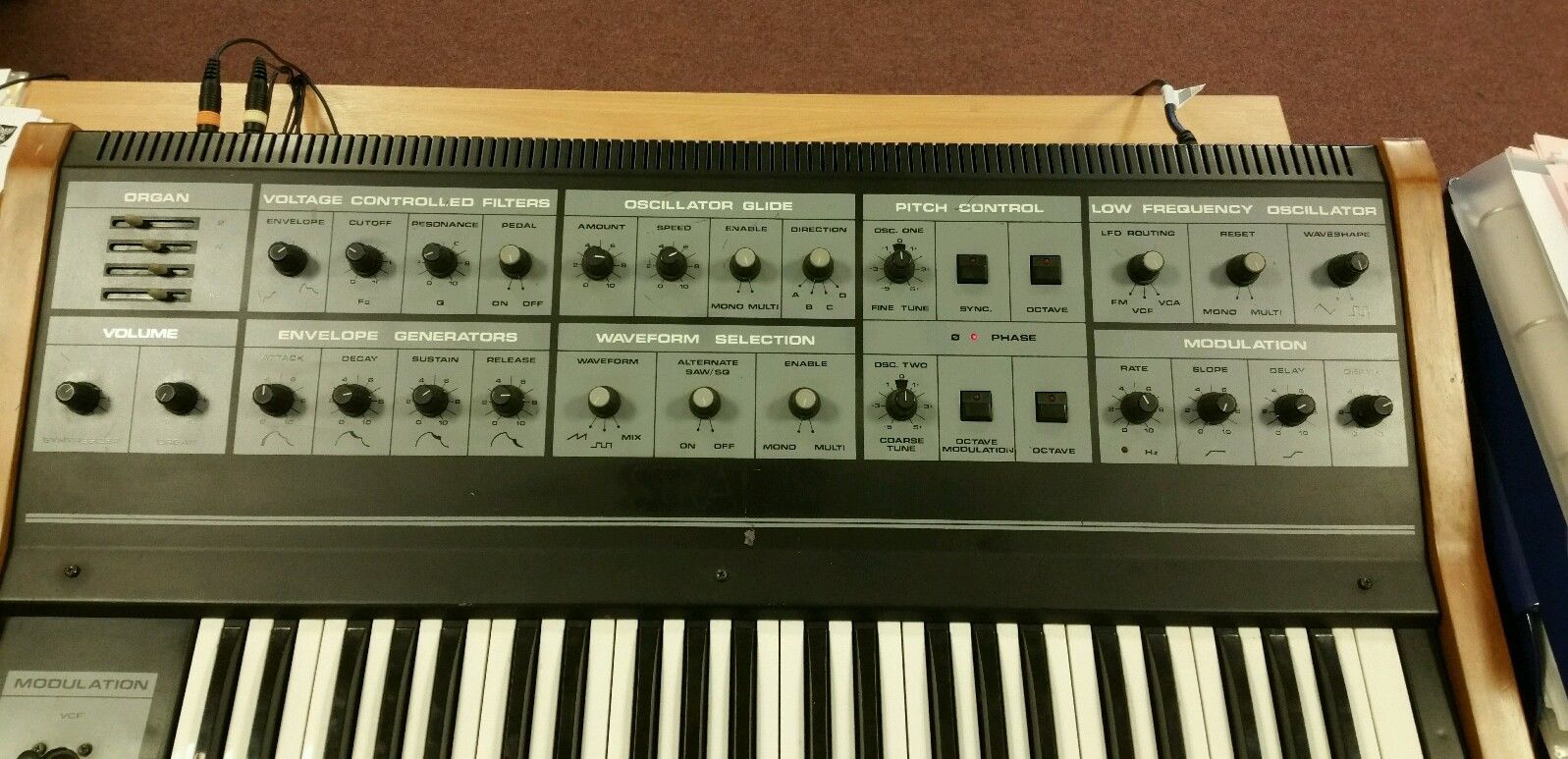 MATRIXSYNTH: Crumar Stratus Vintage Analogue Synthesiser