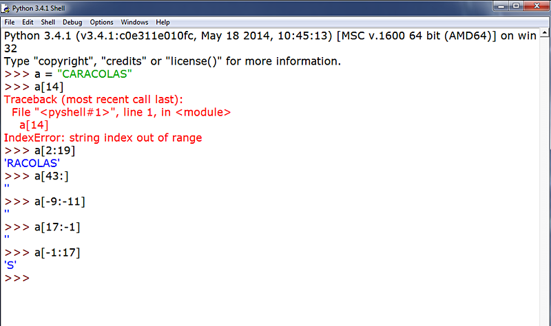APRENDER A PROGRAMAR CON PYTHON: STRINGS