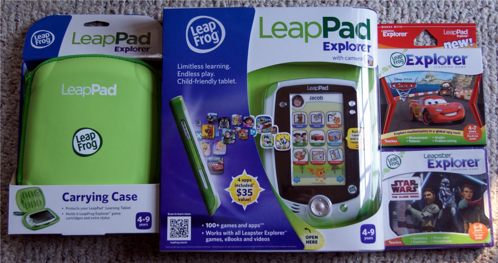 John Wesley: Leap Frog LeapPad Explorer Tablet Bundle Giveaway!