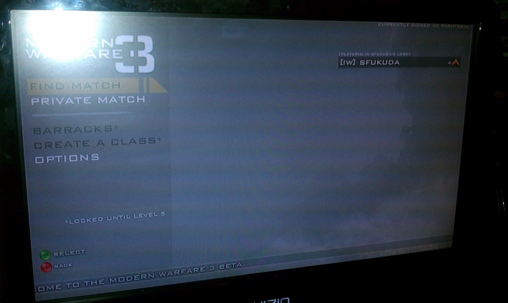 De Gamer pra Gamer: Rumor : Menu do multiplayer de Call of Duty Modern ...