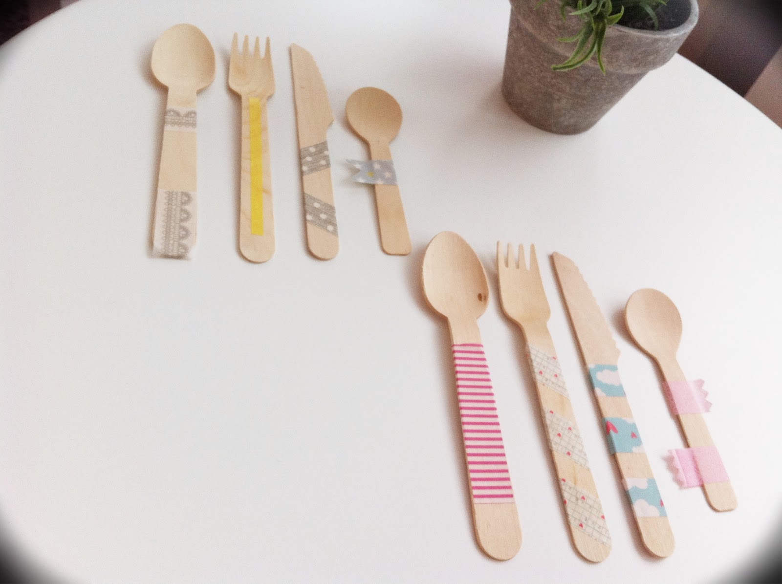 ¡Mamá me caso!: DIY...¡Cubiertos de madera decorados con washi tape!