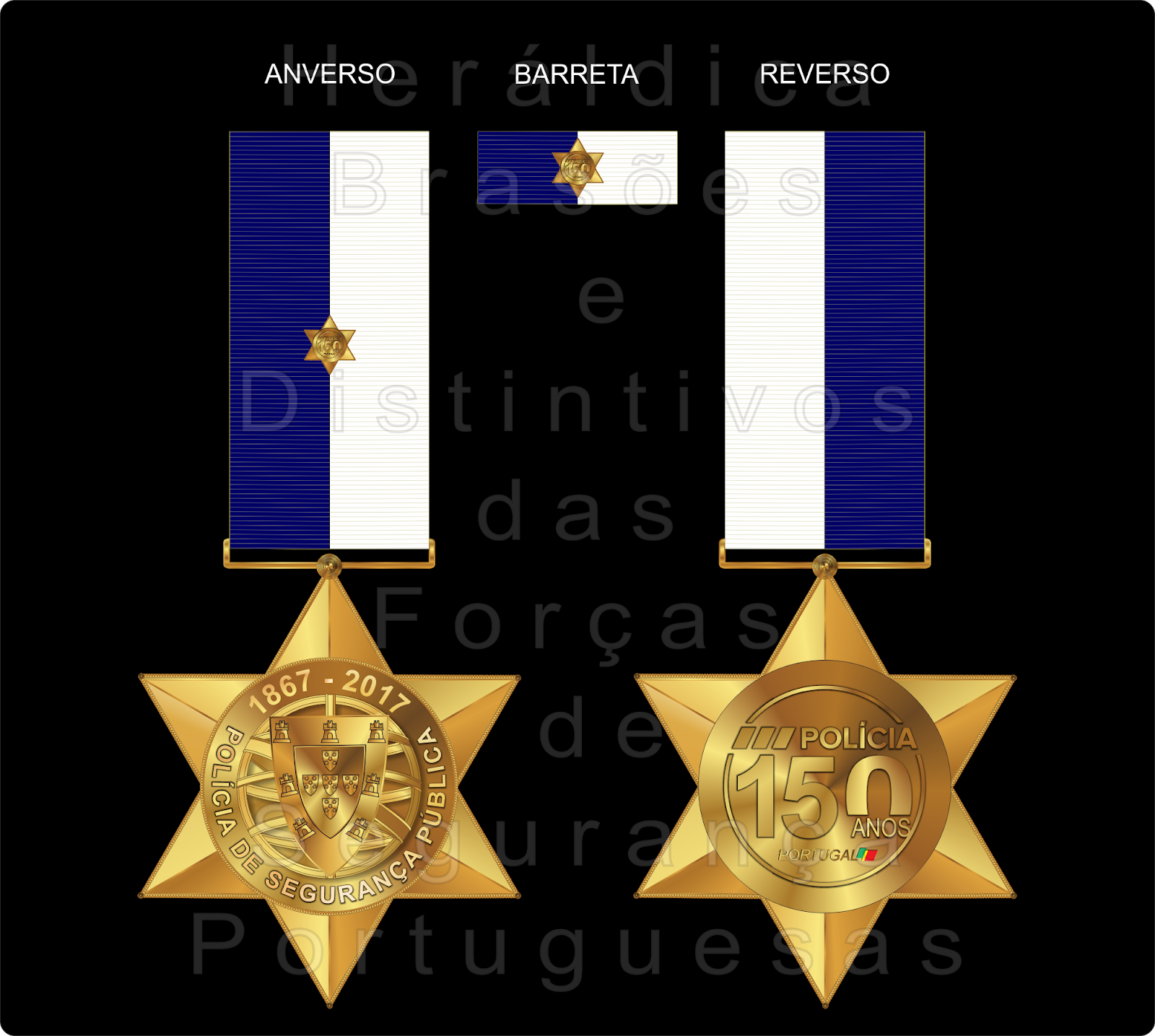 Heráldica - Brasões e Distintivos das Forças de Segurança Portuguesas ...