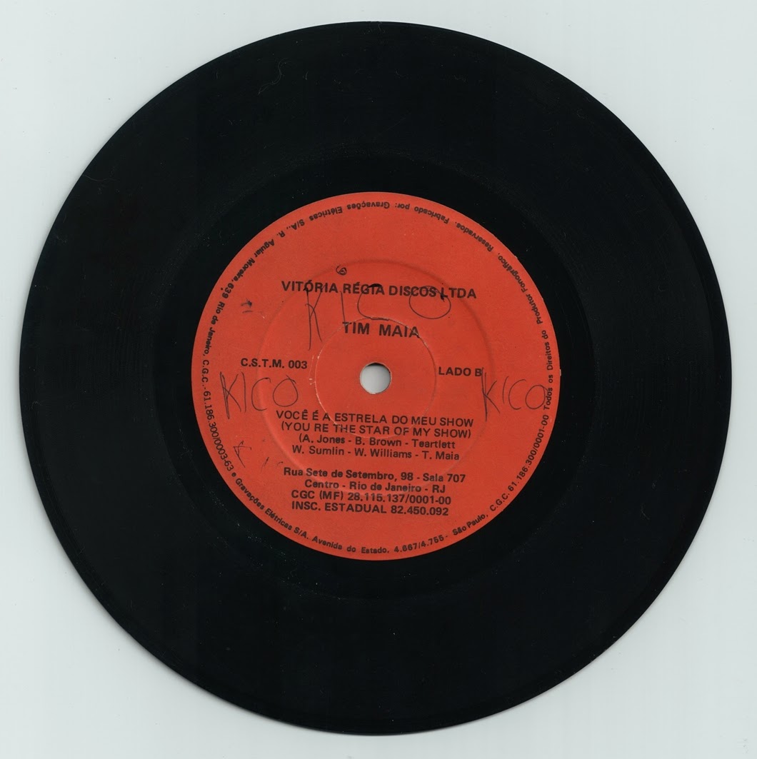 VINYLMANIA (The Best of Vinil): Tim Maia - Compacto (1981)