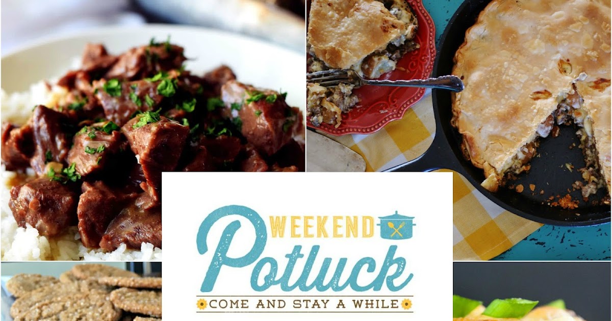 Instant Pot Beef Tips at Weekend Potluck #299 | Served Up With Love