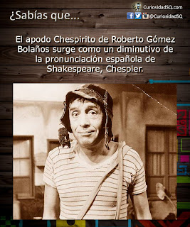 Chespirito.........: Origen del apodo Chespirito