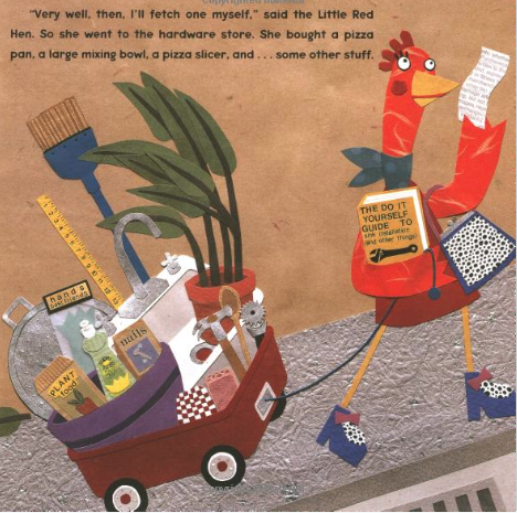 The Little Red Hen Makes A Pizza Characters