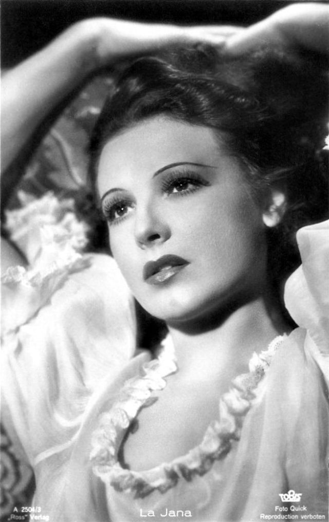 La Jana: Classic Beauty With the Life Ended Tragically Young at the ...