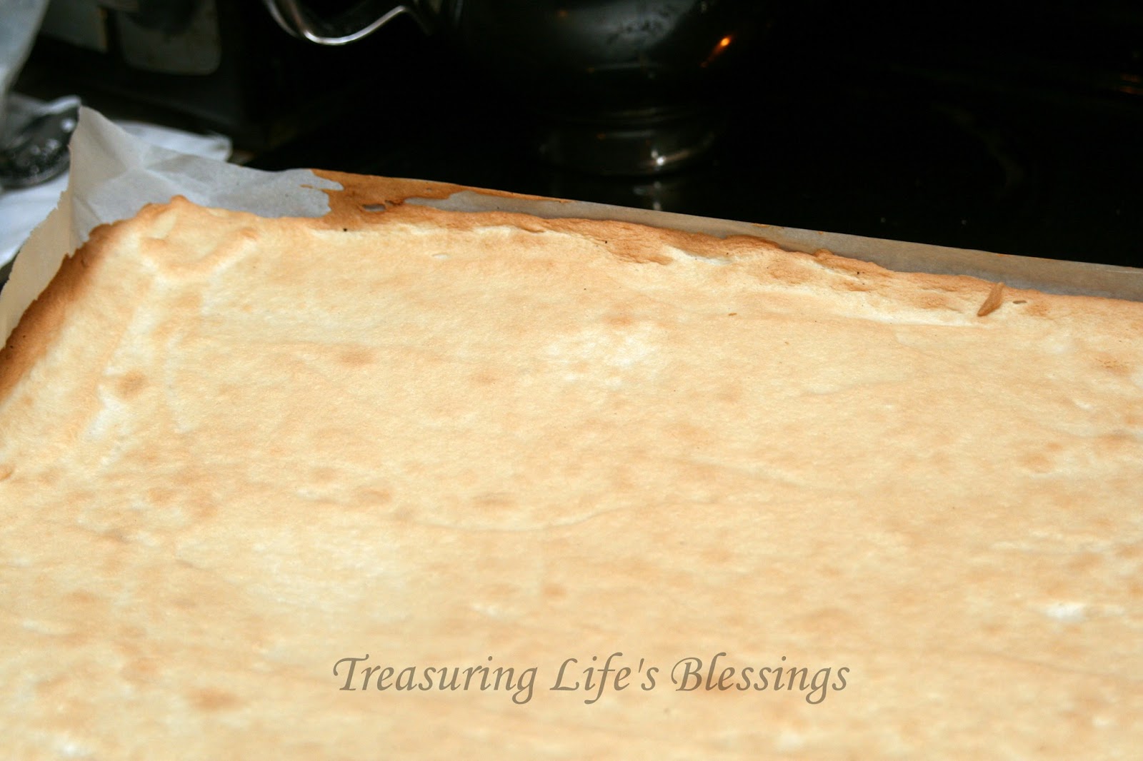 Strawberries and Cream Angel Food Cake Roll - Treasuring Life's Blessings