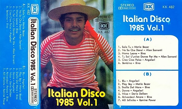 .: Różni wykonawcy (1985) Italian Disco 1985 Vol.1 (kaseta)