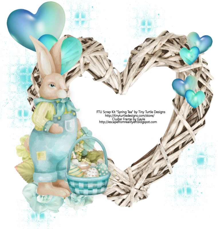 Escape From Reality Blog: FTU Cluster Frames "Spring Tea"