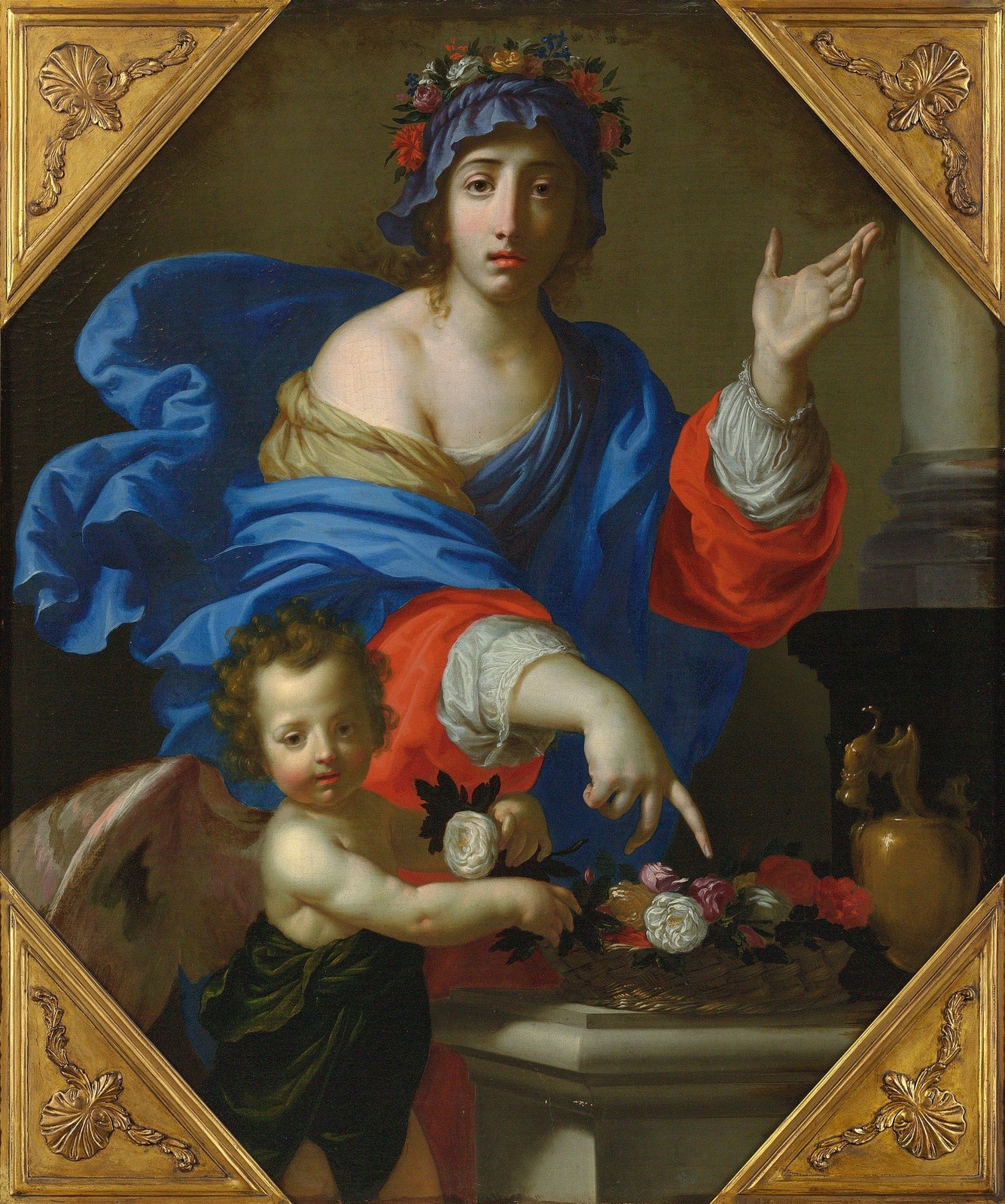 Cesare DANDINI (1596-1657) | Catherine La Rose ~ The Poet of Painting