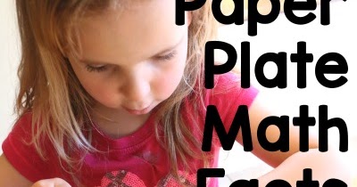 Paper Plate Math Facts: Math Inspired Busy Bag | School Time Snippets