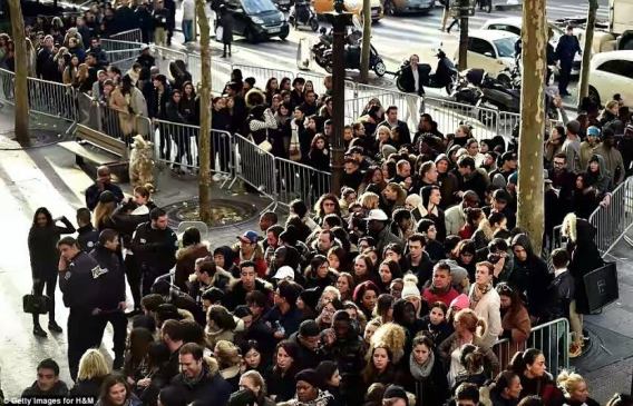 Crowd camp out overnight for a chance to get their hands on Balmain ...