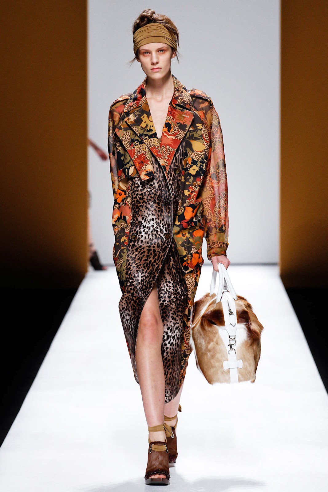 mode models blog: Kayley in MaxMara Spring 2013 at Milan Fashion Week