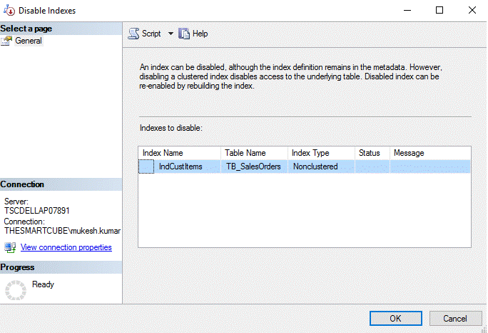 Microsoft Business Intelligence Data Toolsdisable Indexes And Constraints In Sql Server