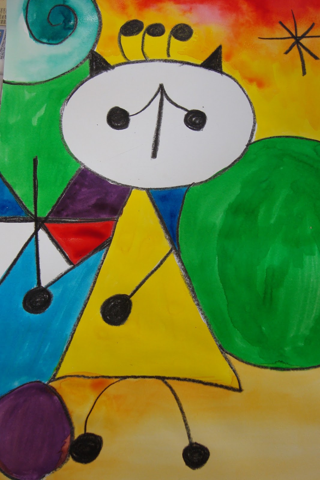 Once upon an Art Room: Miro Inspired Creatures