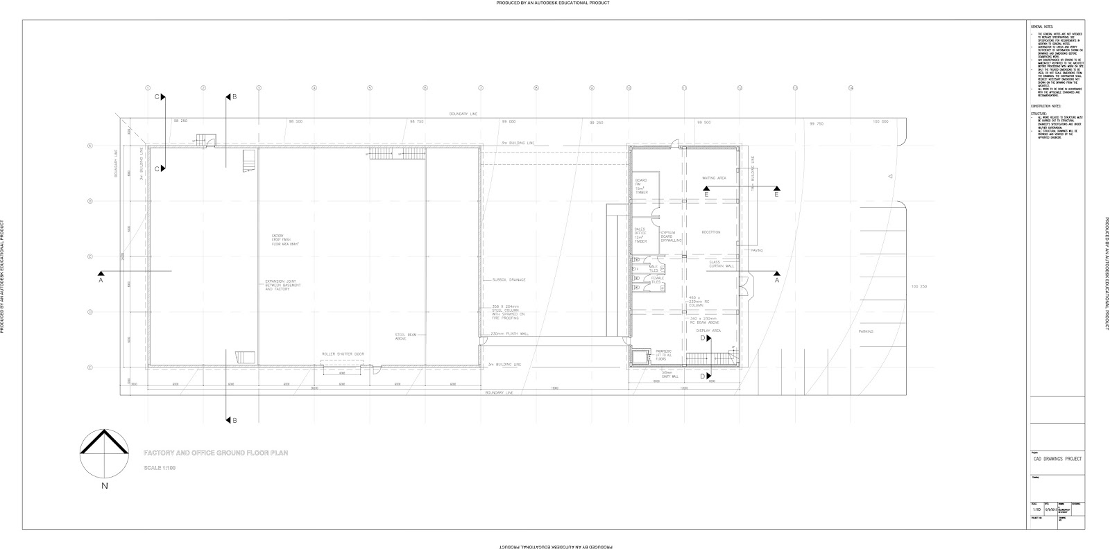 Rudelle Bezuidenhout_online portfolio: Working drawings - Factory
