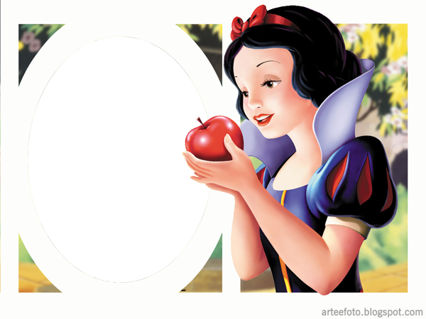 Disney Princess All Together and Alone. Free Printable Photo Frames ...