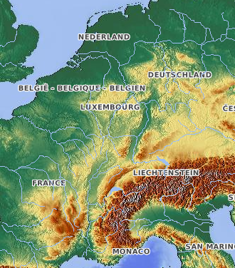 Fietsen: Route naar de Alpen