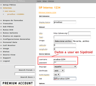 CántaroaFuente: Configurar Sipdroid en Android - Llamada VoIP gratis ...