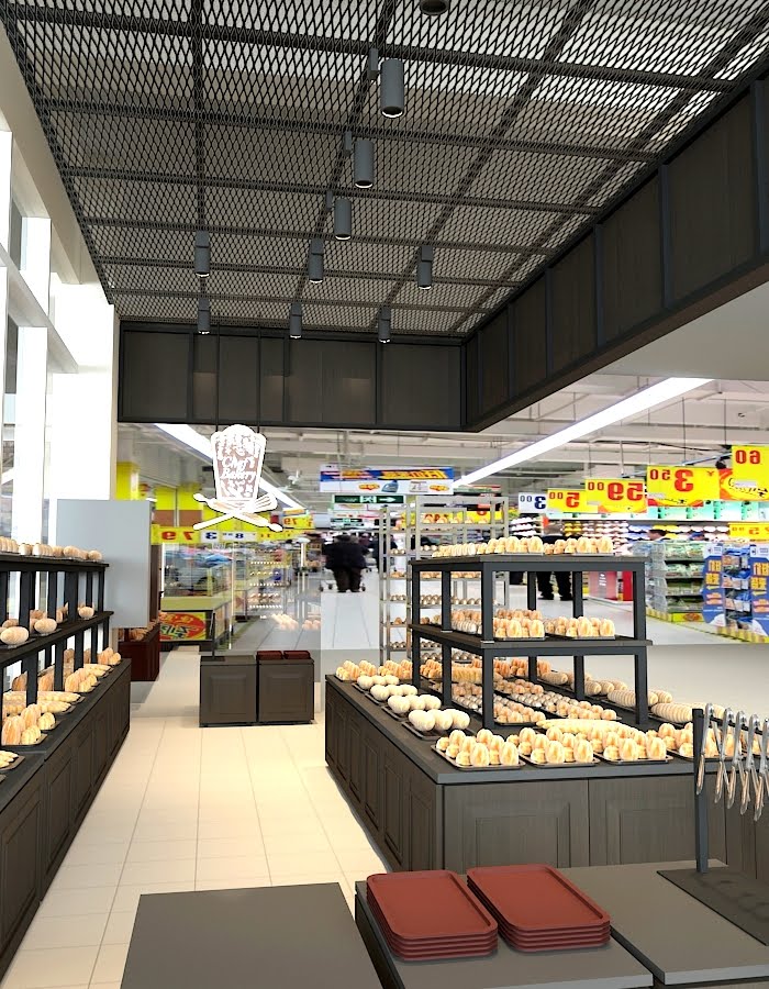 Desain Booth Outlet Roti Chef's Bakery & Coffee ~ Renov-Smart Desain ...