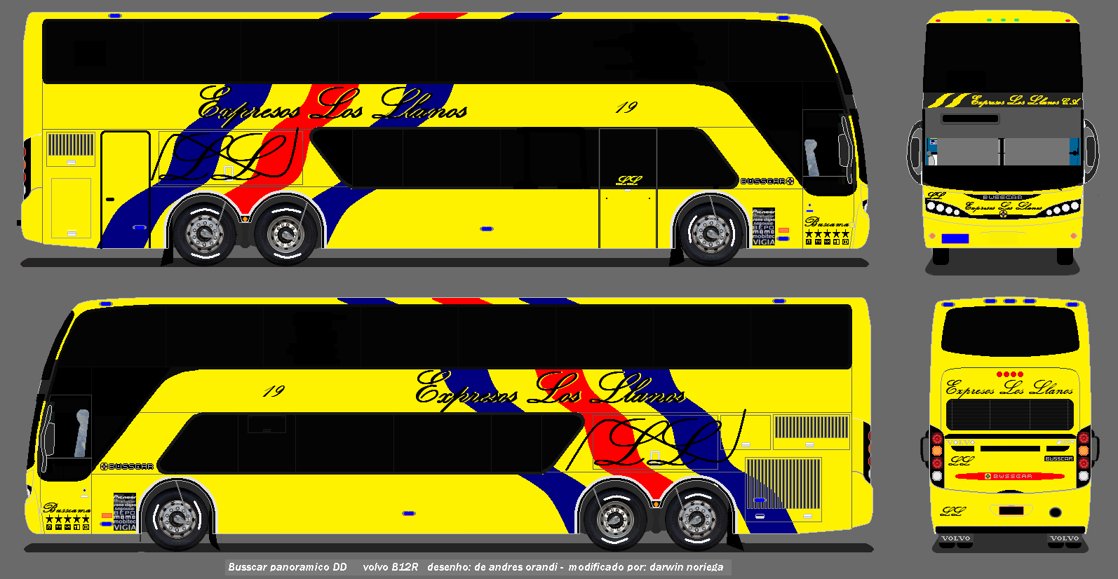 Diseños Autobuses VNZLA: EXPRESOS LOS LLANOS