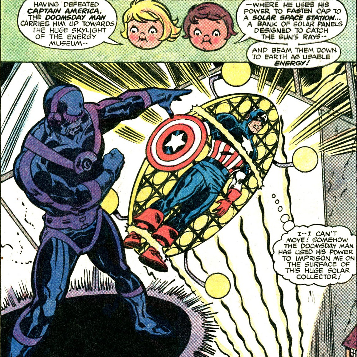Die, Hideous Creature... Die!: Conserving Energy with Captain America ...