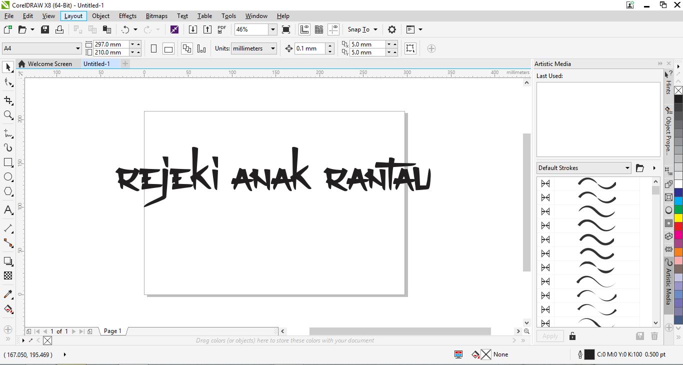 Font corel draw | Rejeki Anak Rantau