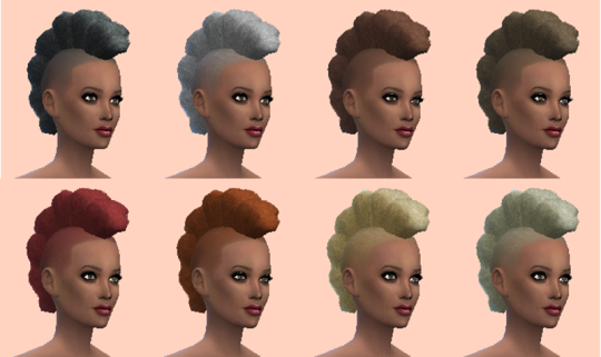 Nouks FroHawk ~ Nathys Sims