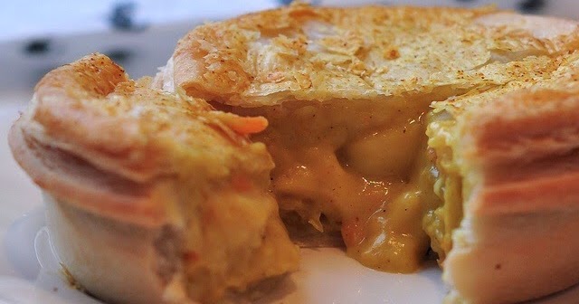 Scallop & Prawn Curried Pie by Jill Chua
