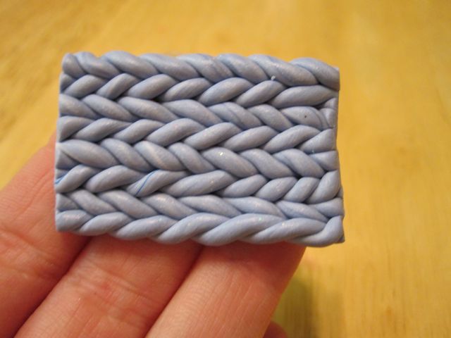 Creator's Joy: How to knit with fimo yarn! A DIY polymer clay pattern ...