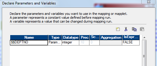 Basic Informatica Tutorial: Mapping Parameters & Mapping variables