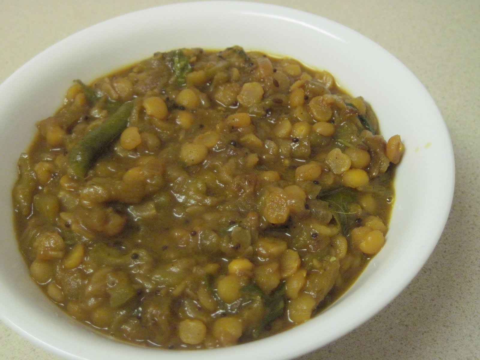 A Food Blog: Beerakaya Senagapappu Curry (Ridge gourd chana dal masala)