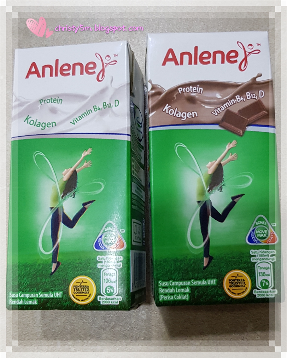 Christy's Blog: Get On The Go with Anlene UHT Milk