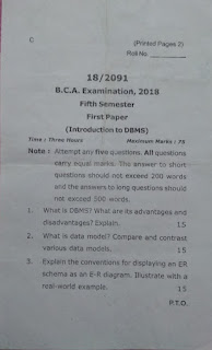 MGKVP BCA Previous 5+ year Question Papers