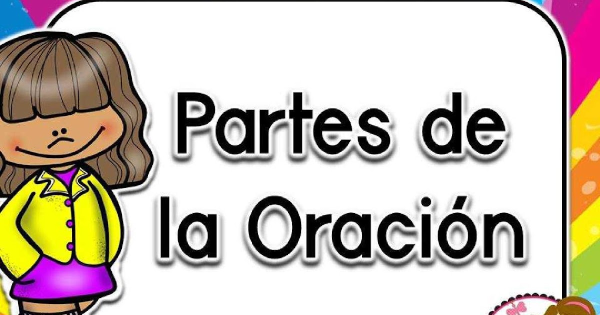 Fichas de Primaria: Las partes de la oración