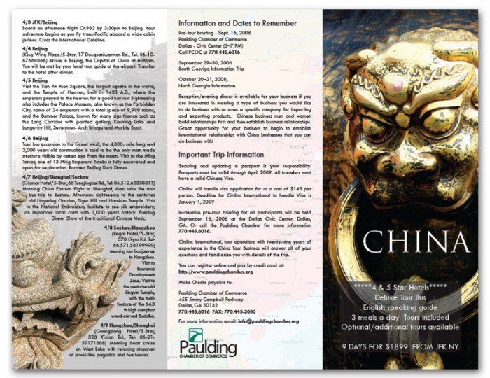 Brochure Samples Pics: Brochure Of China