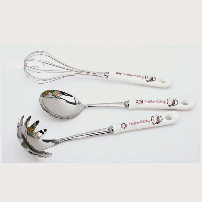 Hello Kitty Cooking Utensils Set 6p Ceramic Stainless Steel Kitchen ...