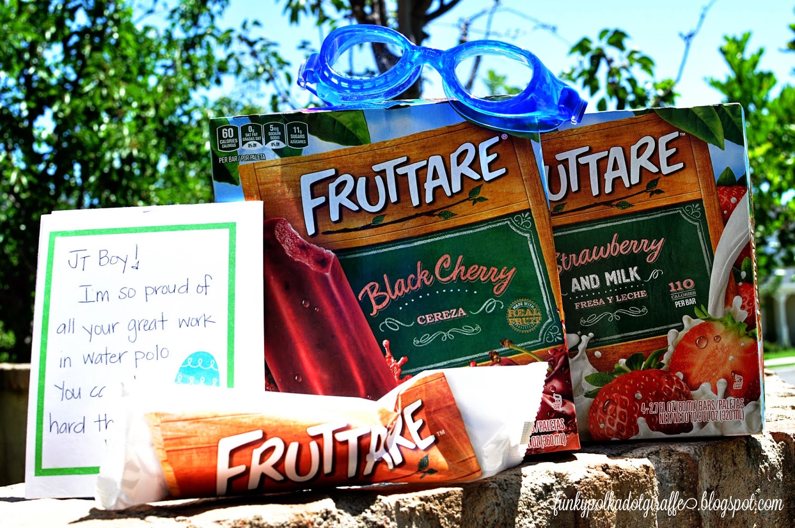 Funky Polkadot Giraffe: Fruttare Fruit Bars: Summer Treat and Printable