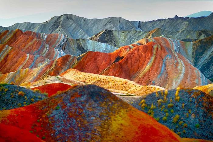Mail2Day: Unbelievable Colorful Rock Formations in China (11 pics)