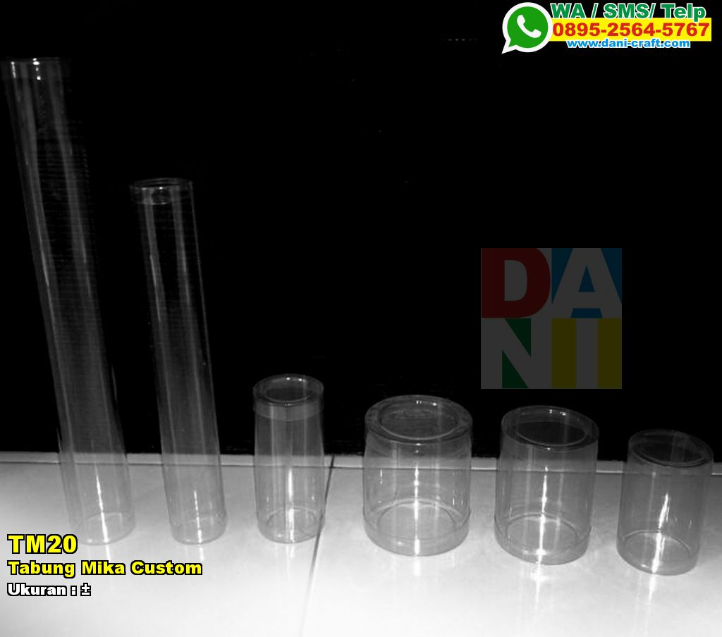 Tabung Mika Custom | Souvenir Pernikahan