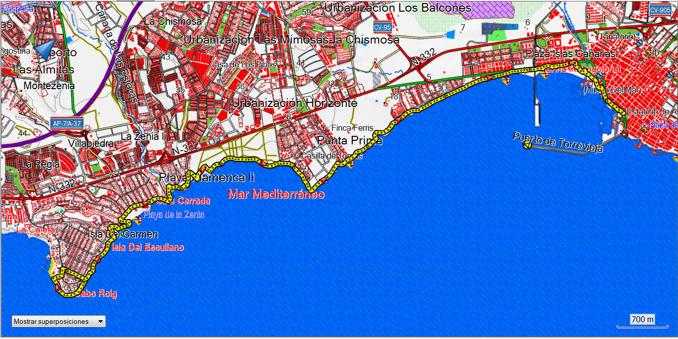 Che Anem Anant: Cabo Roig - Torrevieja -Ruta Playa-