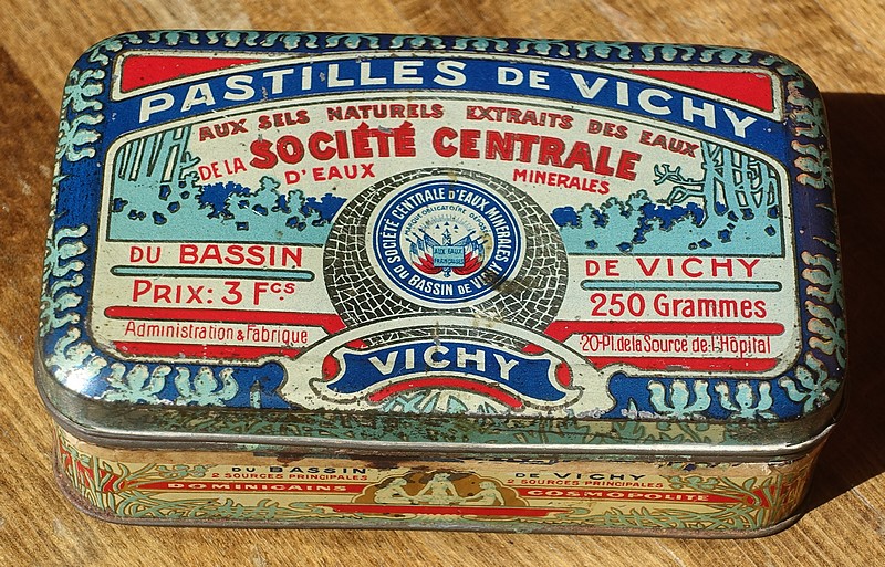 La boîte de bonbons: Pastilles Vichy - (171V)