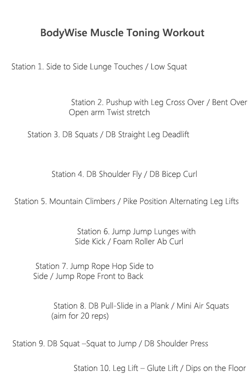 Muscle Toning Workouts | Just Do it