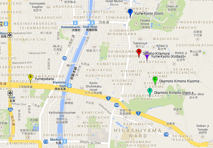 Renting a Kimono in Kyoto