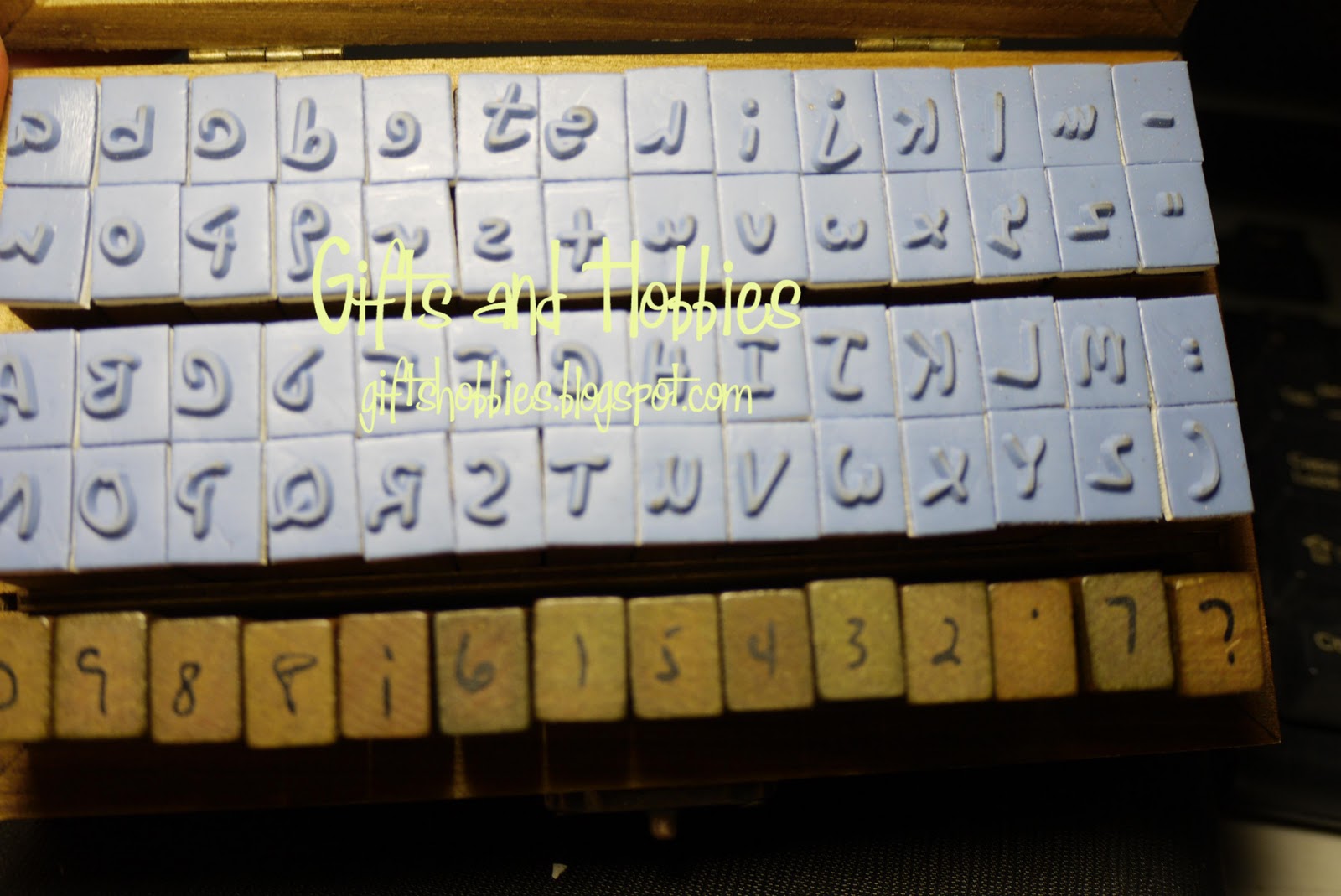 gifts and hobbies corner: AlphaBeT & numbers & symbol (70pcs) stamp set ...